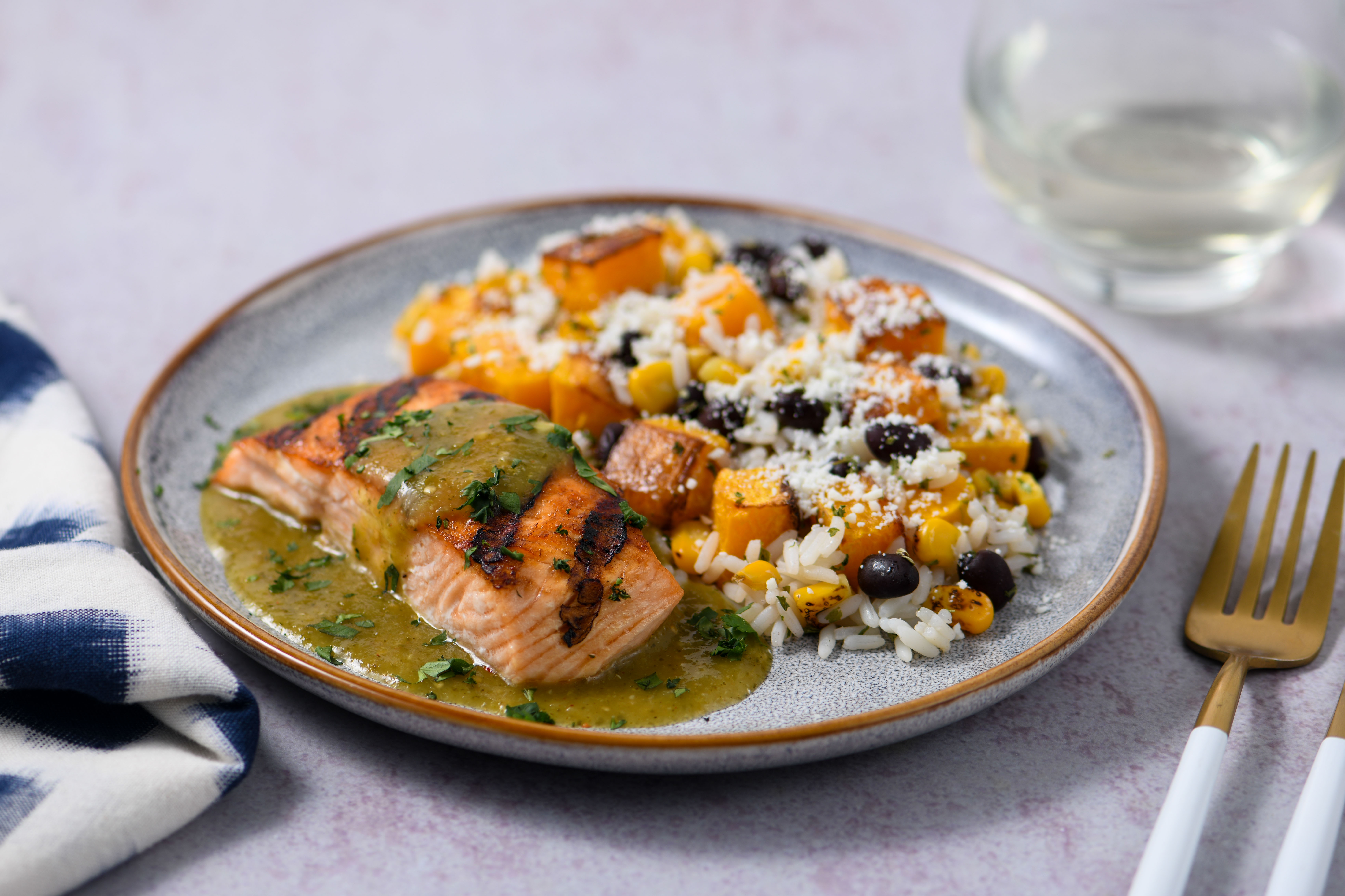 Tangy Baja Citrus Salmon and Rice Recipe - Tempo