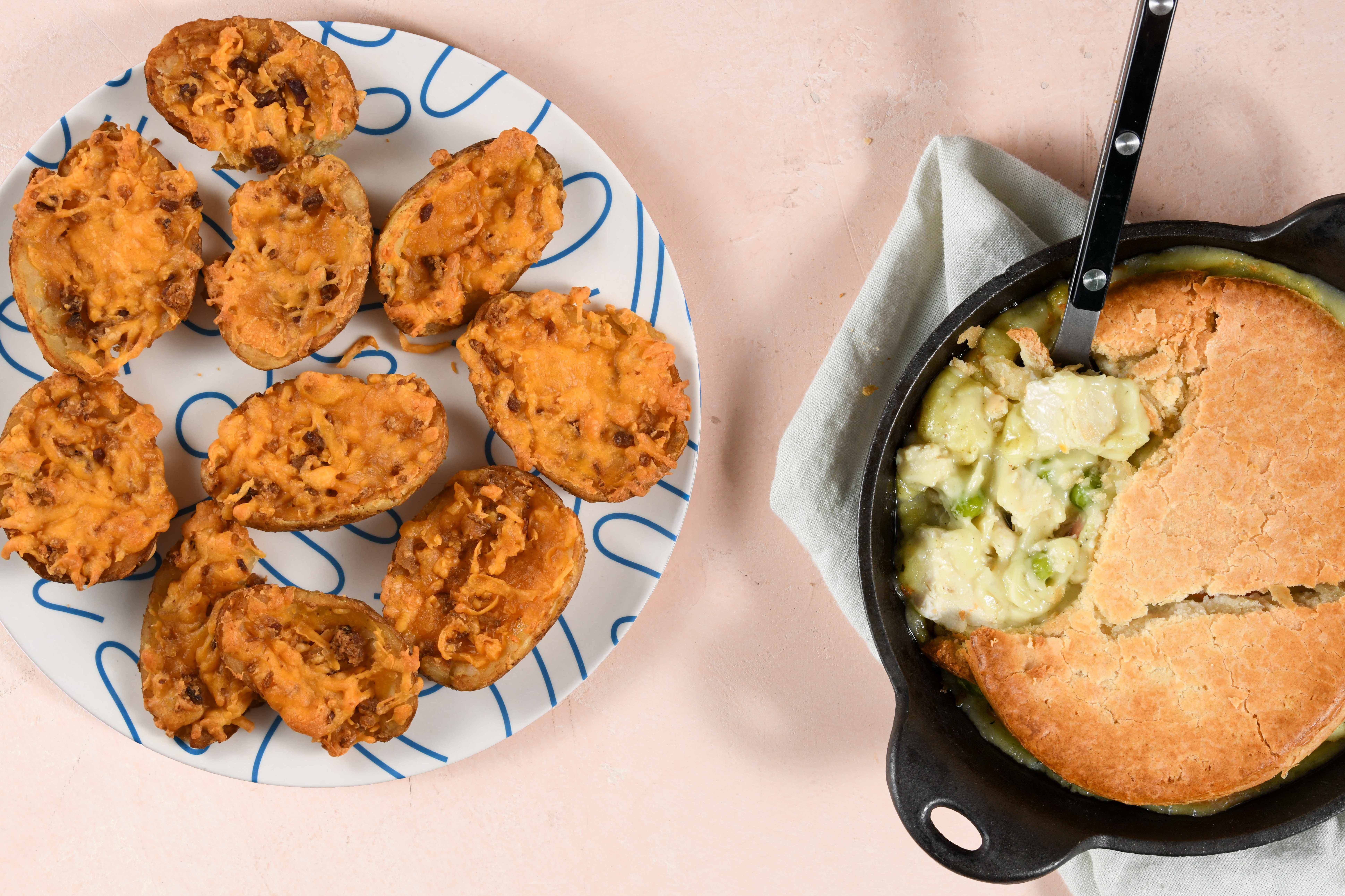 Chicken Pot Pie & Loaded Potato Skins Recipe - Home Chef