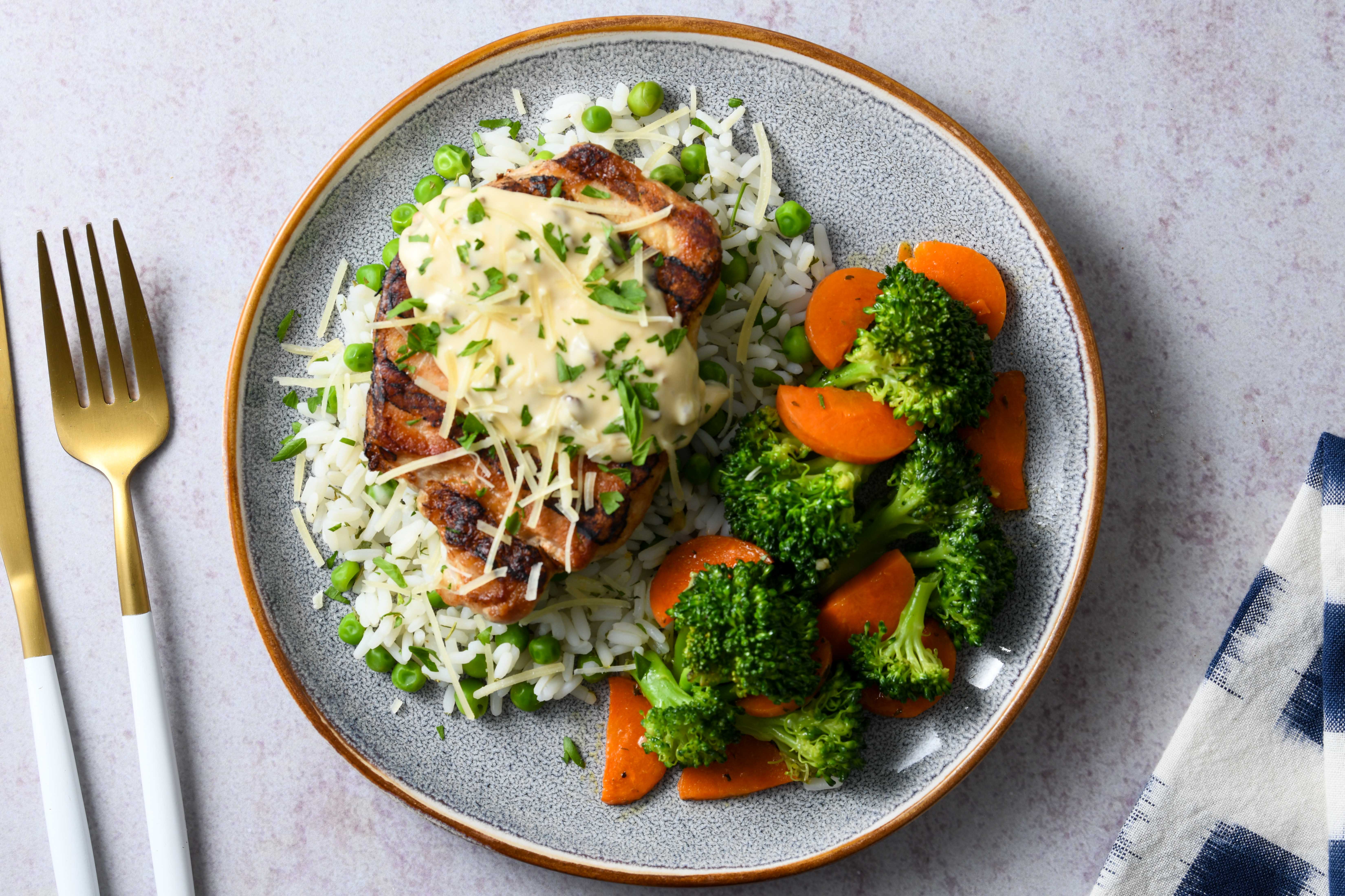 Creamy Mushroom Parmesan Pork Chop Recipe - Tempo