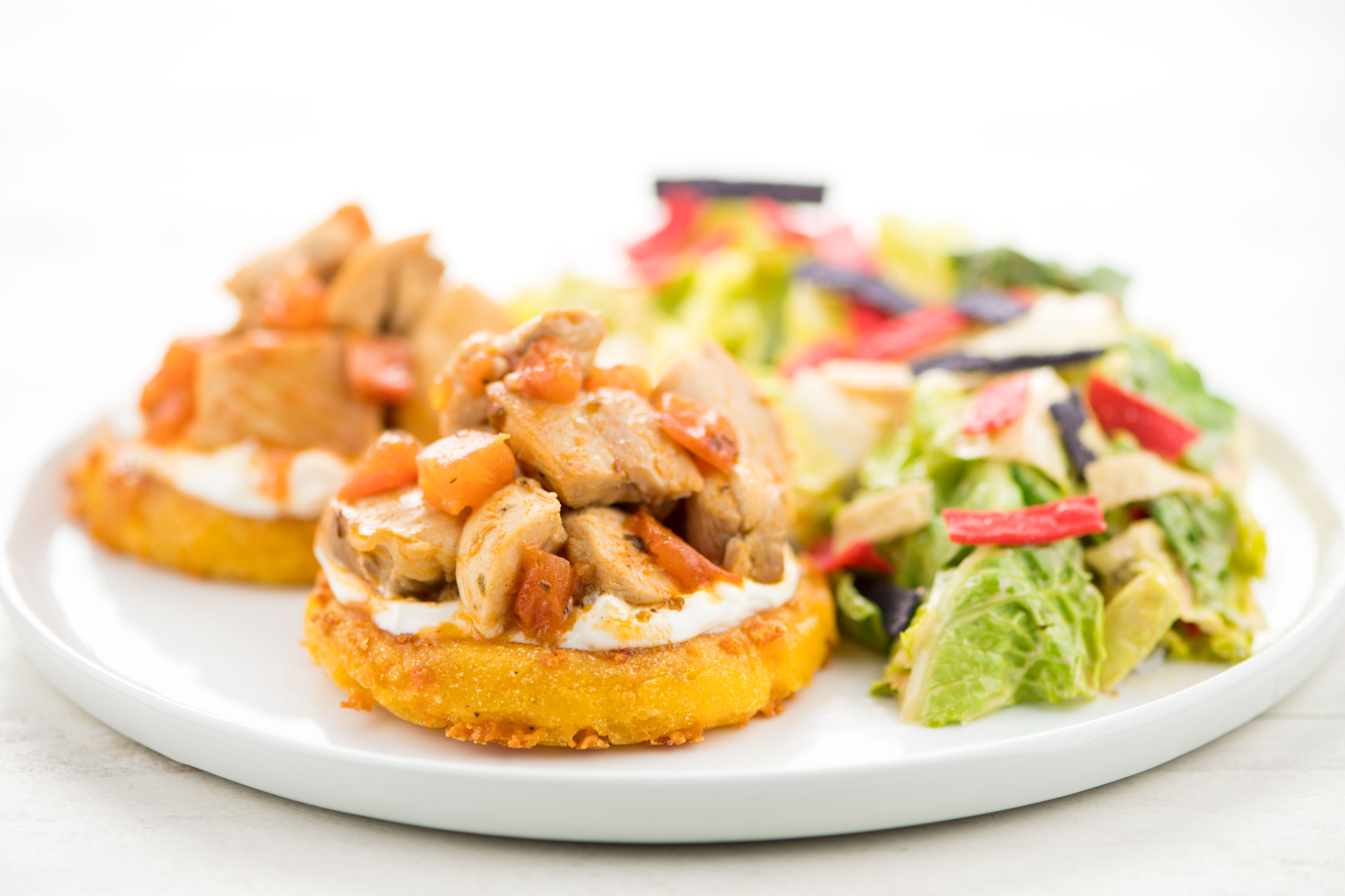 Chicken Thigh Cheddar Arepas Recipe - Home Chef