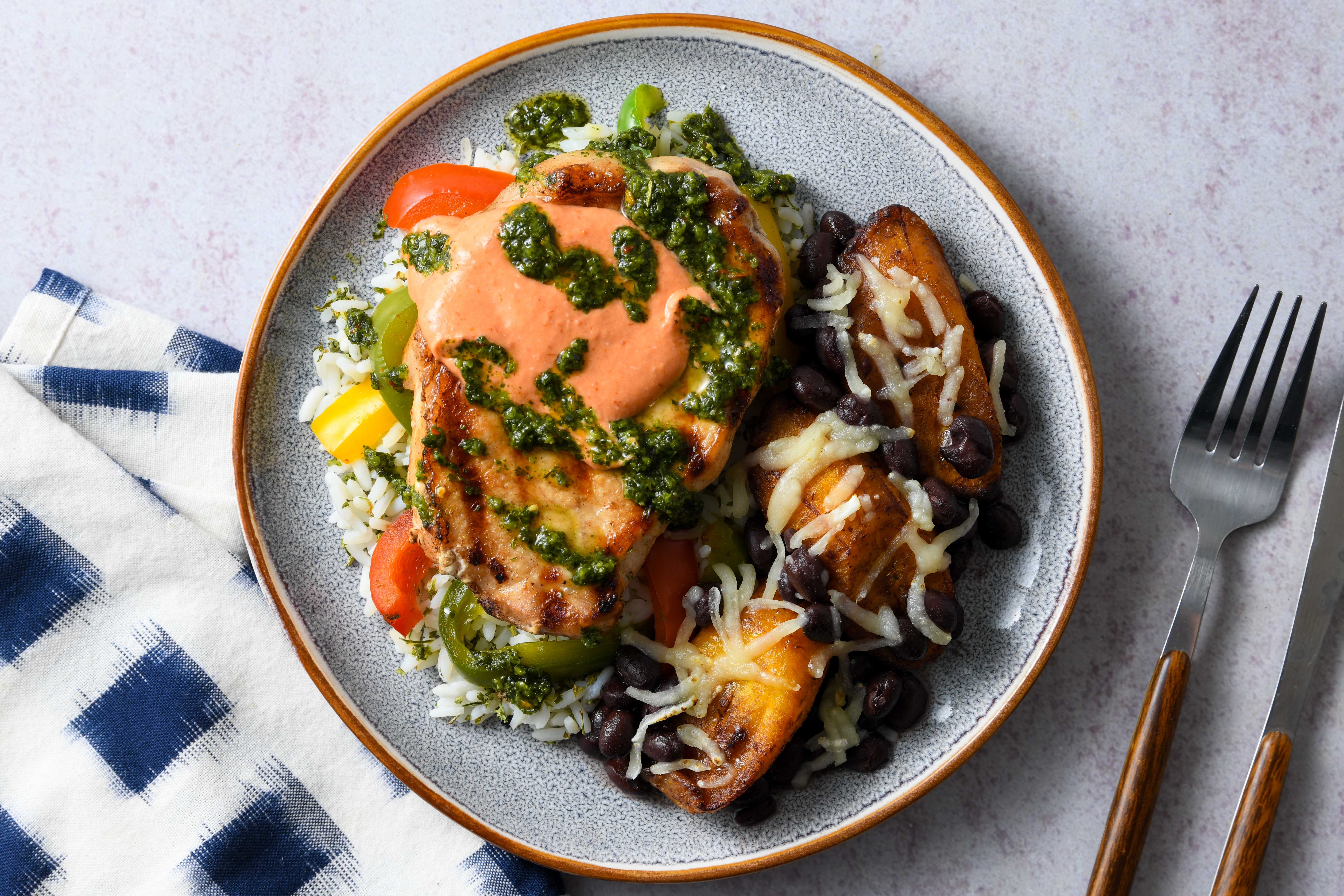 Chimichurri Grilled Pork Chop Recipe - Tempo