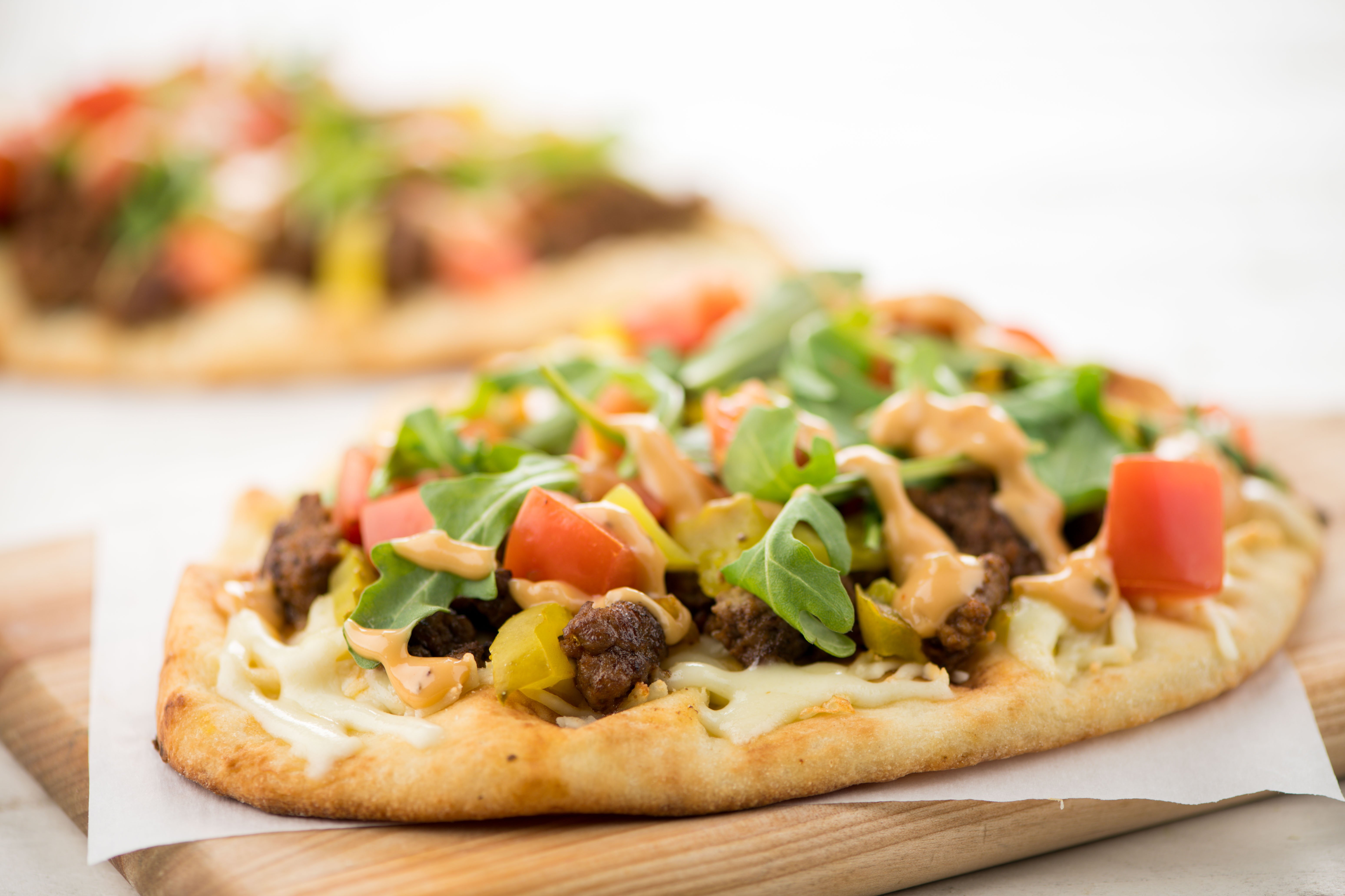 Cheeseburger Flatbread Recipe - Home Chef