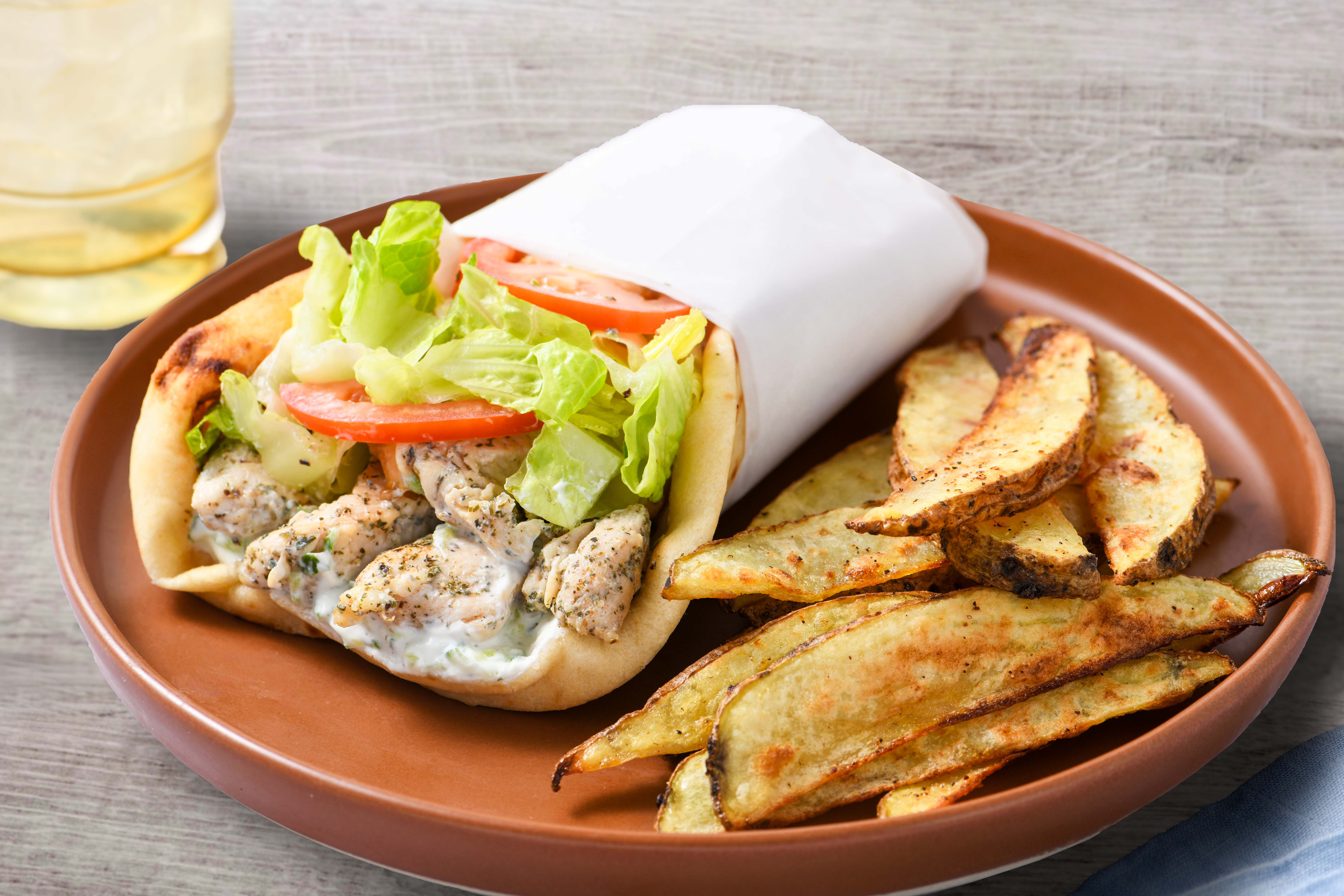 Taverna Chicken Wrap with Tzatziki Recipe - Home Chef