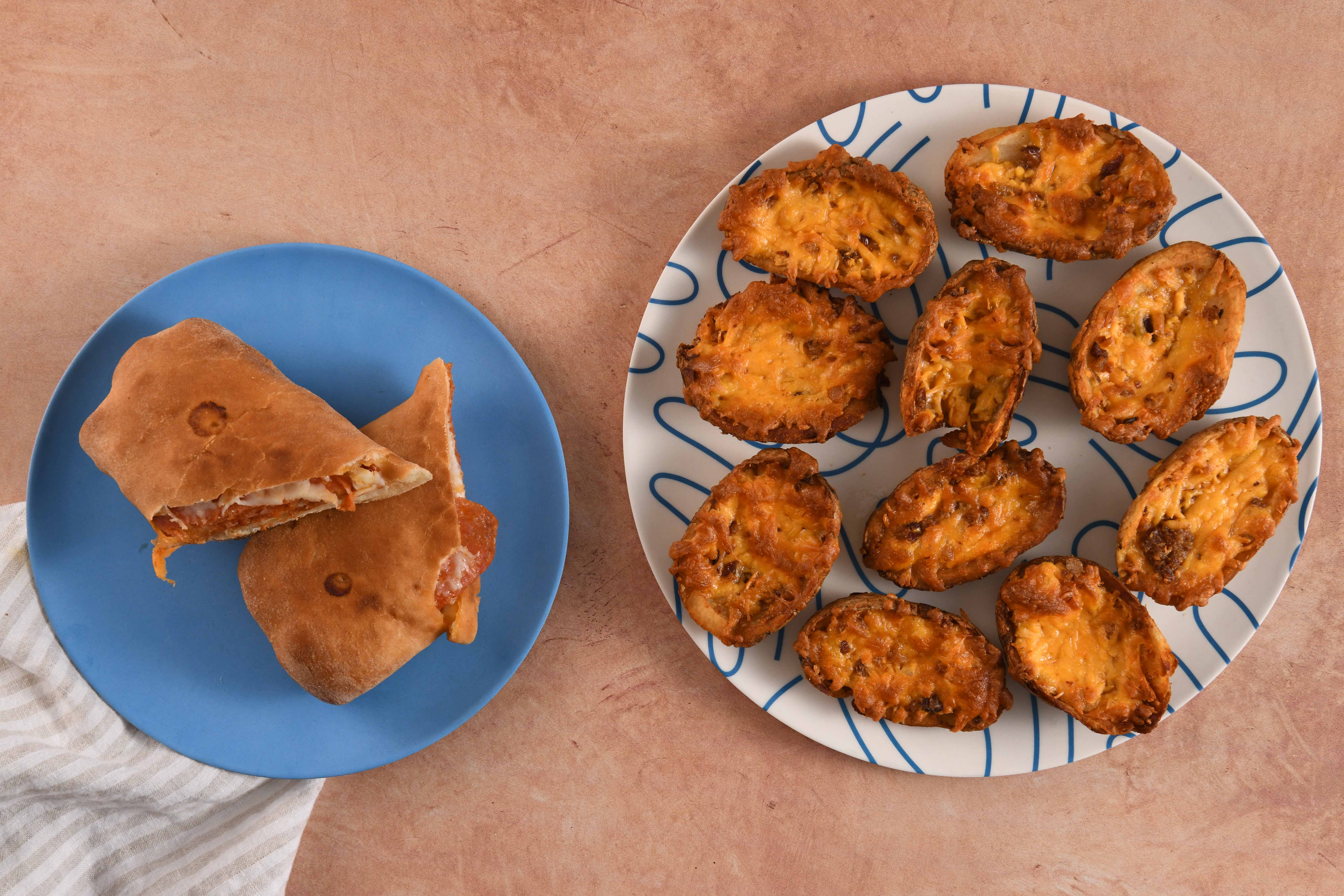 Loaded Potato Skins & Pepperoni and Cheese Calzone Recipe - Home Chef