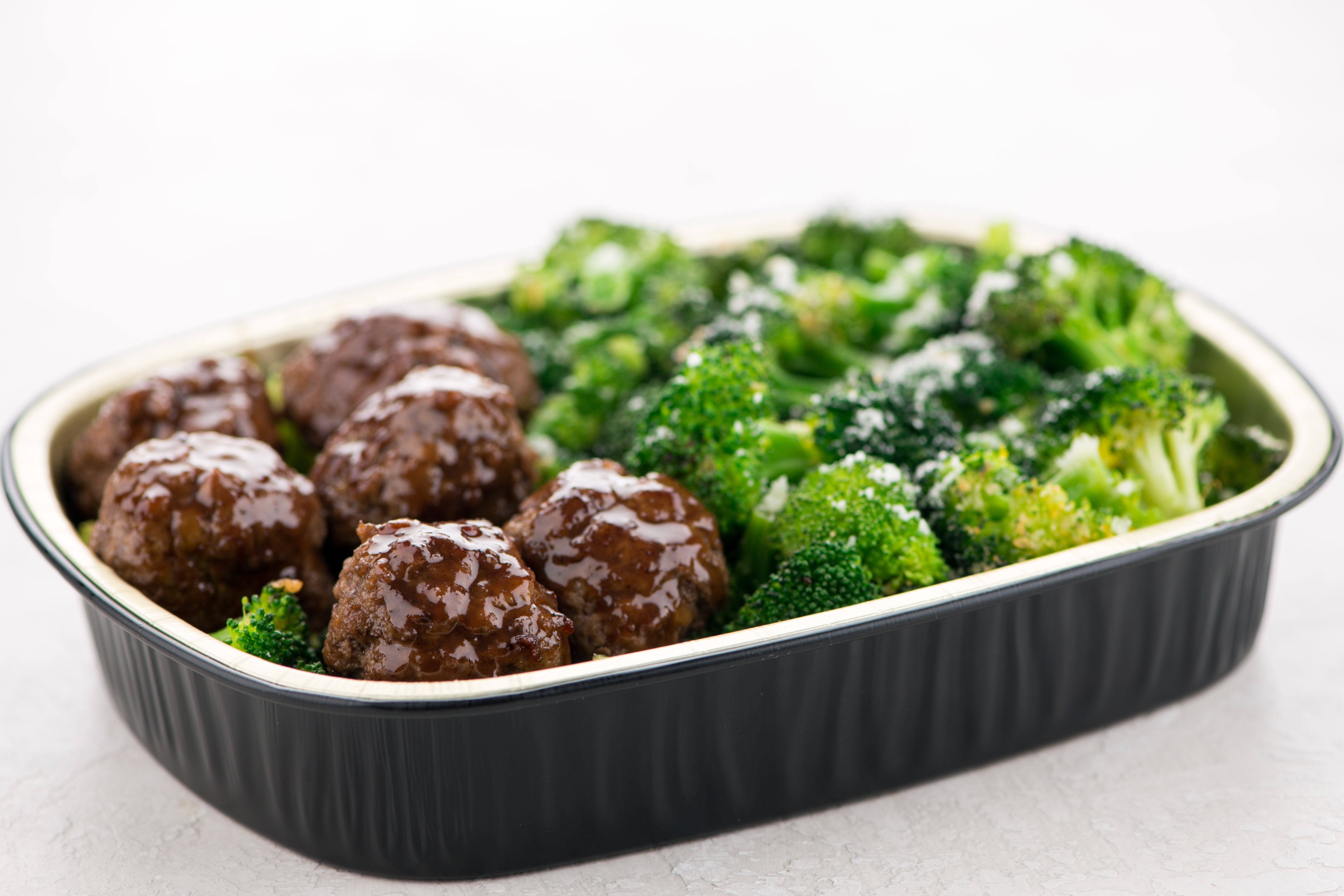 Cherry Mustard Meatballs with Parmesan Broccoli Recipe - Home Chef