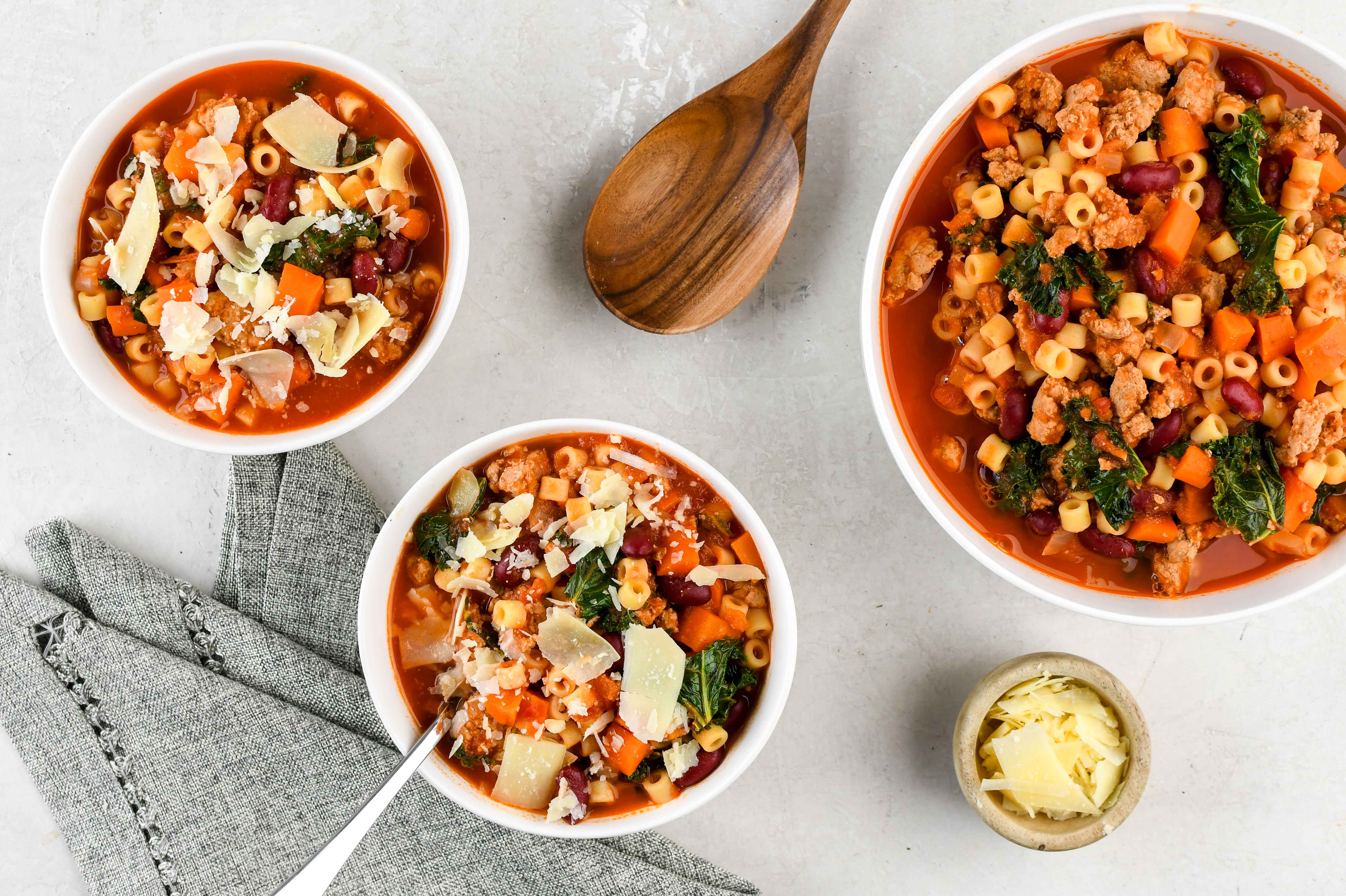 Turkey Minestrone Soup Recipe - Home Chef