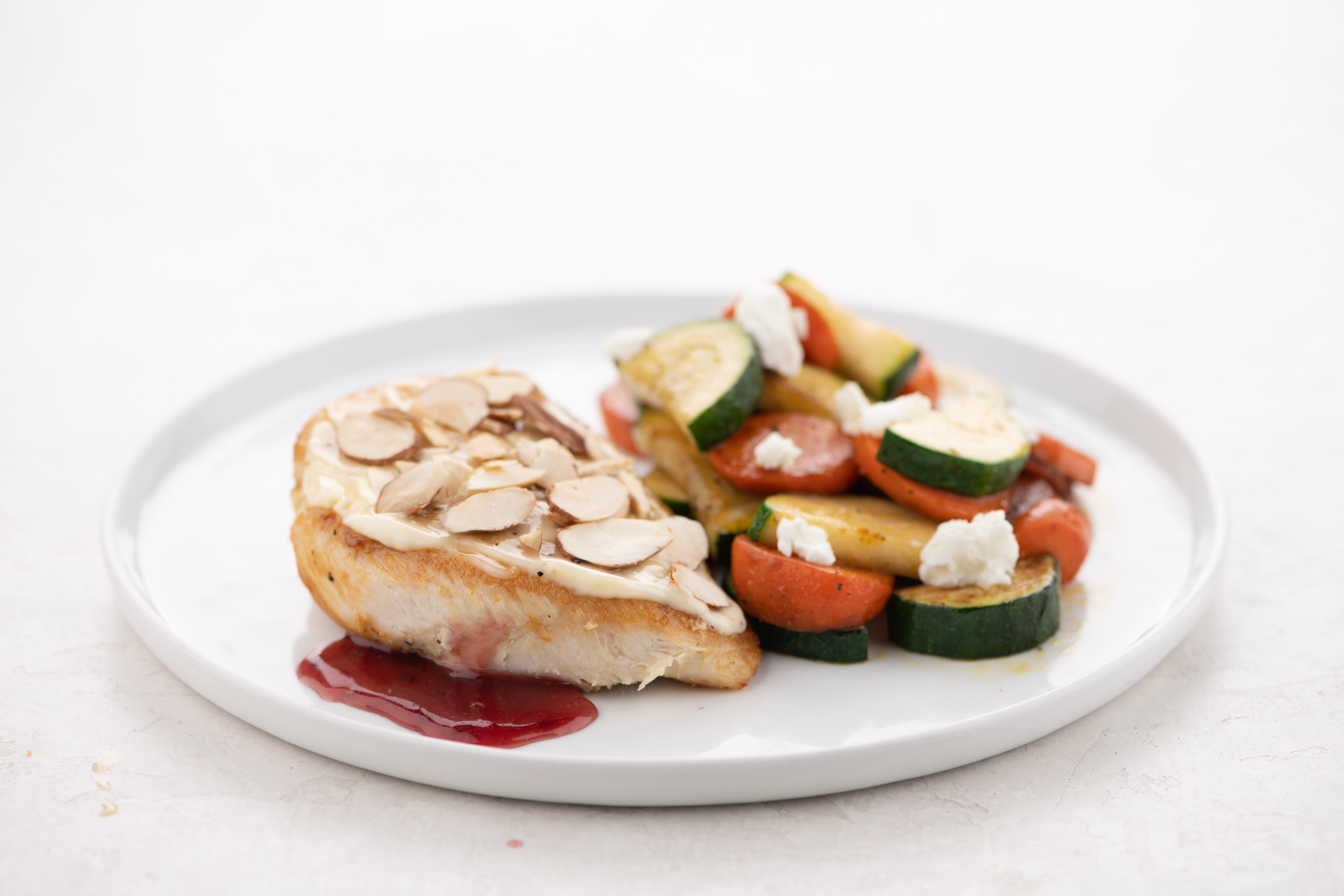 Almond Crusted Chicken Breast and Raspberry Zinfandel Sauce Recipe ...