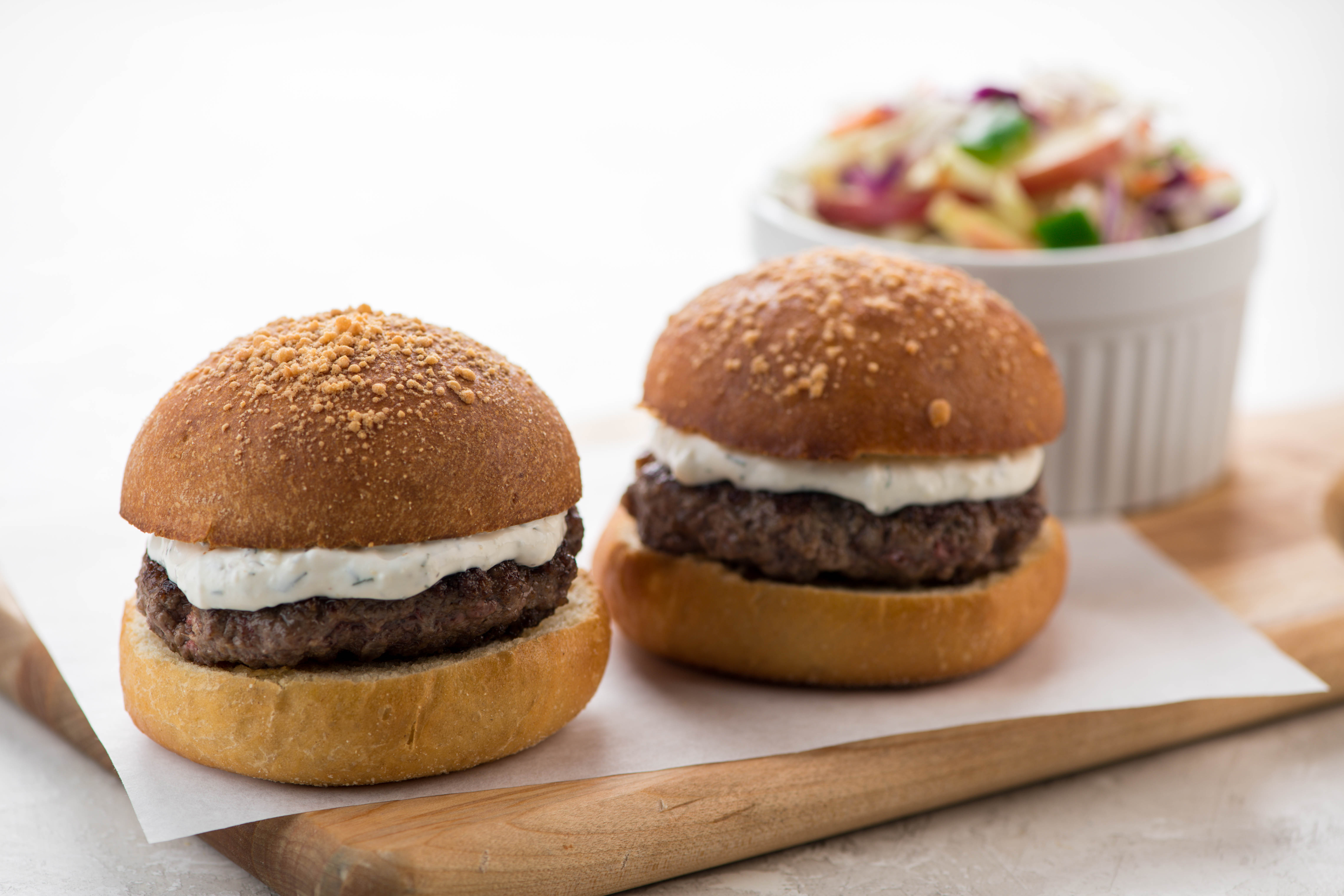 Parmesan Ranch Sliders with Apple Slaw Recipe - Home Chef